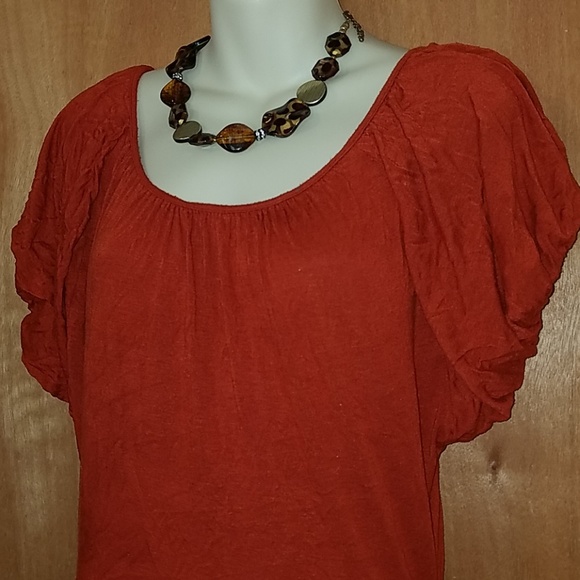 Body Central | Tops | Body Central Roasted Orange Top | Poshmark